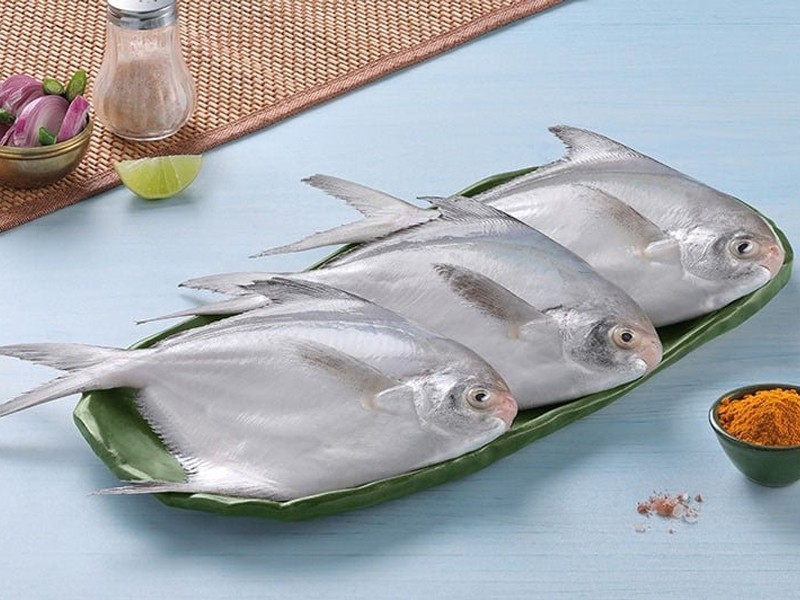 Fresh Today - Silver Pomfret Whole (রূপচাঁদা মাছ আস্ত)