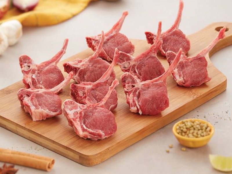 Fresh Today - Premium Mutton (Khashi) Rib Chops.